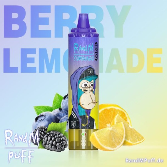 RandM Tornado Jednorazowy e-papieros 15000 Buchów o smaku Lemoniada ...